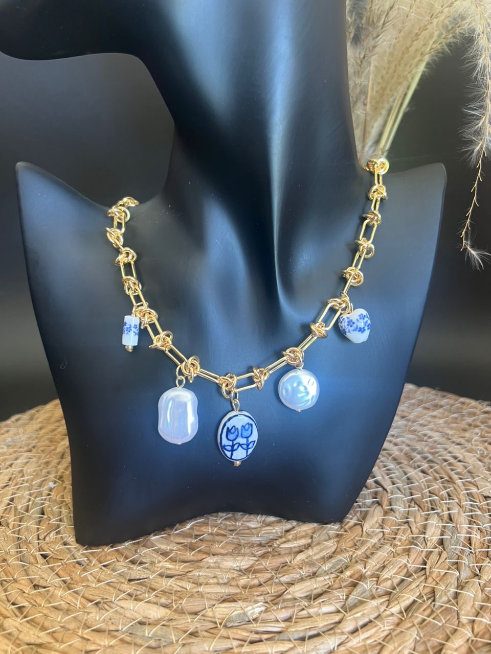 Manel | Necklace – Chunky Chain Charms | Manel Namibia