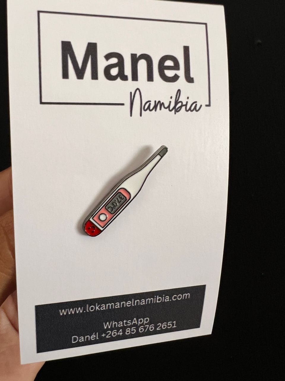 Manel | Brooch – Thermometer | Loka'Manel Namibia
