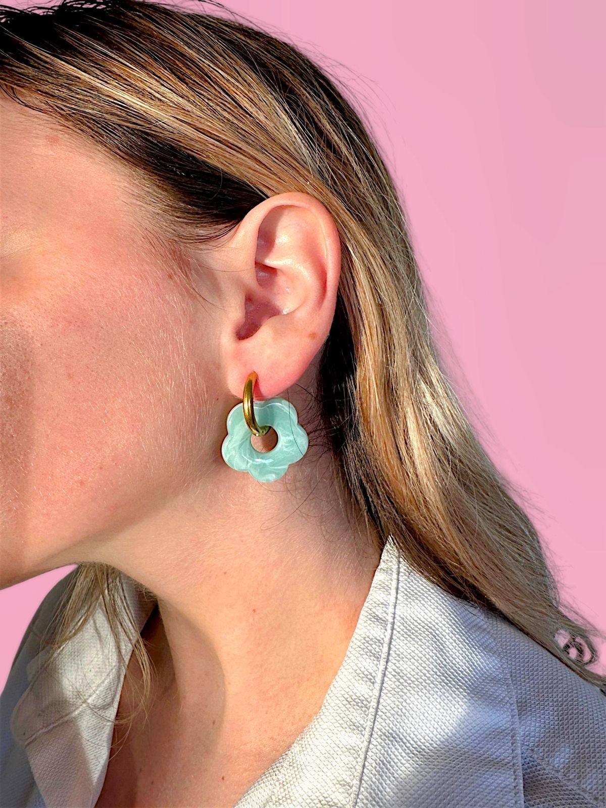 Manel | Stainless Steel – Flower Charm | Manel Namibia